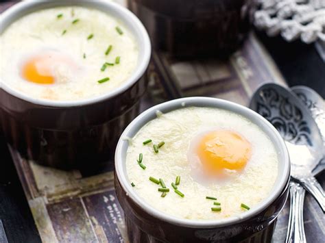 Oeufs Cocotte Au Jambon Au Micro Ondes Recette De Oeufs Cocotte Au