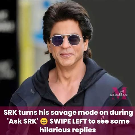 Shah Rukh Khan Turns His Savage Mode On During ‘ask Srk Mamaraazzi