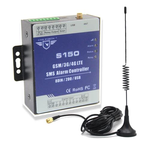 G SMS Industrial Alarm Automation Controller Alarm Controller S DIN DOUT Pcs Lot In