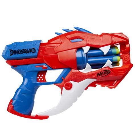 Confira Lança Dardos Nerf Dinosquad Raptor Slash 6 Dardos