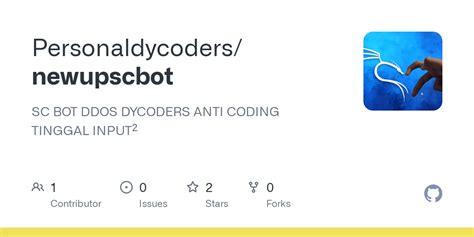 github personaldycoders newupscbot sc bot ddos dycoders anti coding tinggal input²