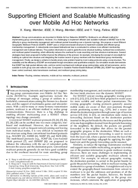 pdf supporting efficient and scalable multicasting over mobile ad hoc