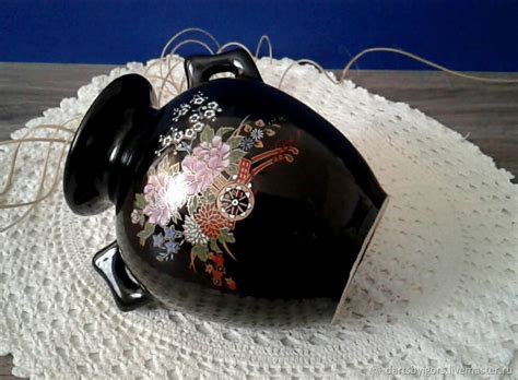 Винтаж Винтажная фарфоровая ваза Цветы Японии в интернет магазине на Ярмарке Мастеров Вазы