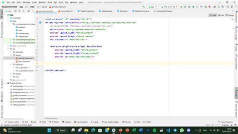 Aplikasi RecycleView Sederhana Android Studio Menggunakan Java