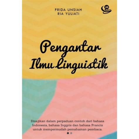 Jual Buku Pengantar Ilmu Linguistik UB Press Shopee Indonesia