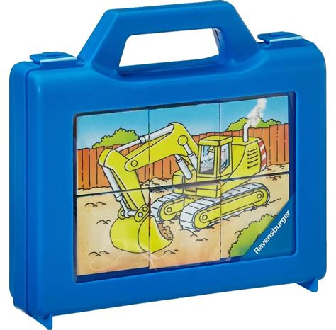 Ravensburger Vehicles In Use Cube Puzzle 6pcs Blokk Billig