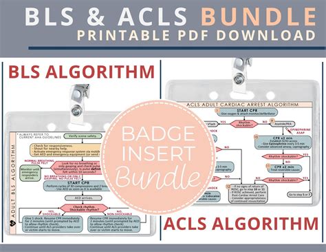 Printable Acls Cards Advanced Cardiovascular Life Support Acls