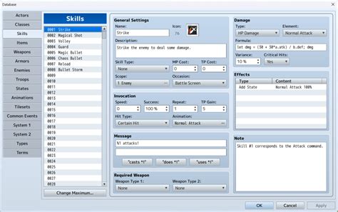 How To Implement Multiple Basic Attack Skills For Different Actors Page 2 Rpg Maker Forums
