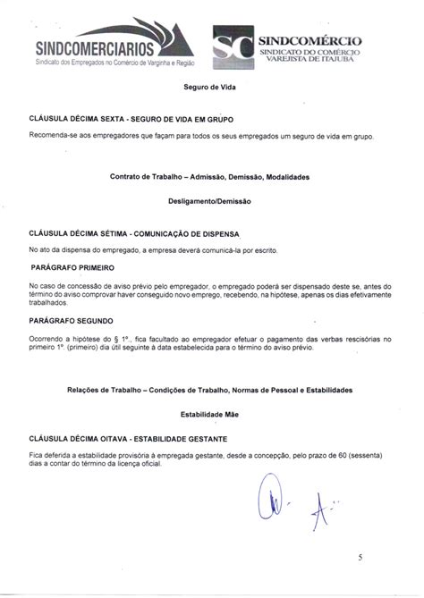 ConvenÇÃo Coletiva De Trabalho 2023 Sindicato Do Comércio Varejista