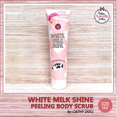 Jual Cathy Doll White Milk Shine Peeling Body Scrub 320ml Shopee