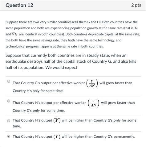 Solved Question 12 2 Pts Suppose There Are Two Very Similar Chegg Com