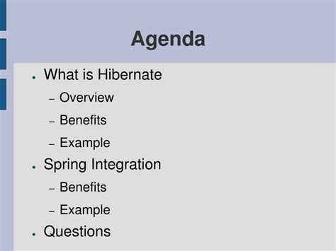 Ppt An Introduction To Hibernate Powerpoint Presentation Free