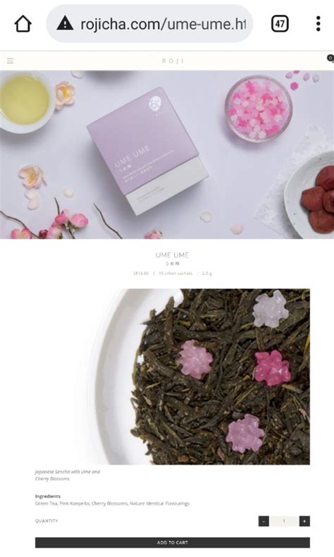 Rojicha Ume Ume Green Tea Food And Drinks Beverages On Carousell