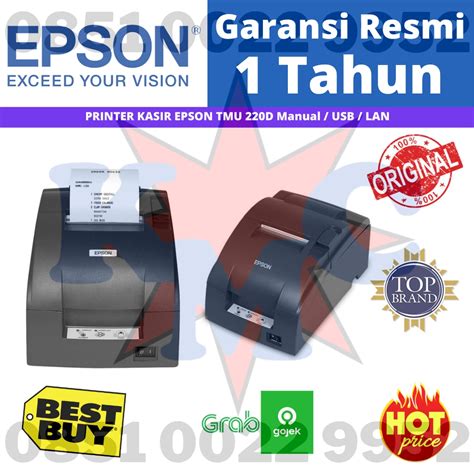 Jual Printer Kasir Epson Dot Matrix TMU 220D Manual Cutter Shopee