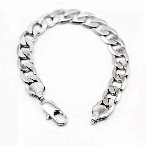10mm 04 Mens Real Solid 925 Sterling Silver Heavy Cuban Chain Link