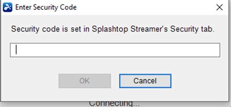 Disable Saving Os Credentials And Security Code Splashtop On Prem Support