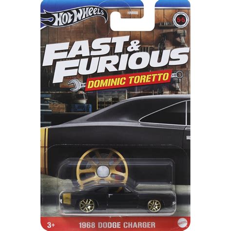 Mattel Hot Wheels Fast And Furious Dominic Toretto 1968 Dodge Charger