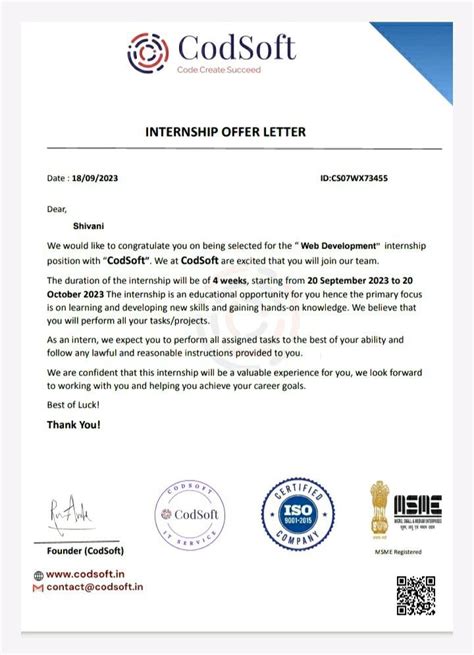 Shivani Rana On Linkedin Codsoft Codsoftinternship Webdevelopment Internshipopportunity