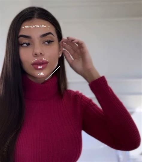 Caso De Valorização Facial Sútil Natural Delicada E Bem Feminina