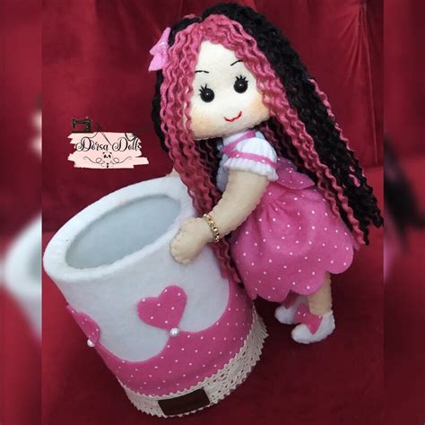 خرید و قیمت جامدادی رومیزی نمدی یا جابرسی یا جامسواکی نمدی،طرح دختر