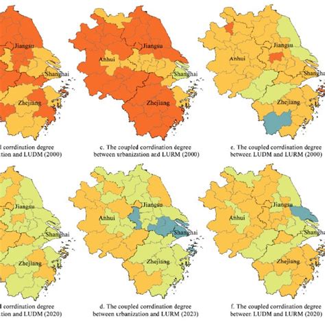 Spatial Evolution Of The Coupling Coordination Relationship Between Download Scientific Diagram