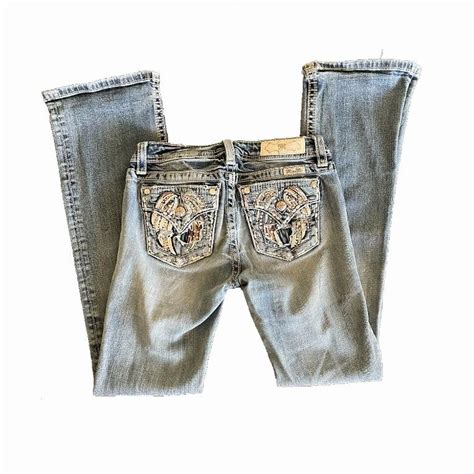 Insane Vintage Miss Me Lowrise Flare Bootcut Jeans Depop