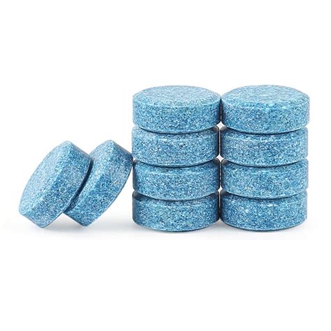 Migaino 1 Set Washer Fluid Tablets Solid High Enrichment Blue Car Care