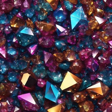 Premium Photo Luxury Abstract Realistic Crystals Texture With Prism