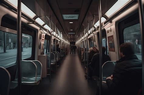 Premium Ai Image Public Transport Inside Ai Generated