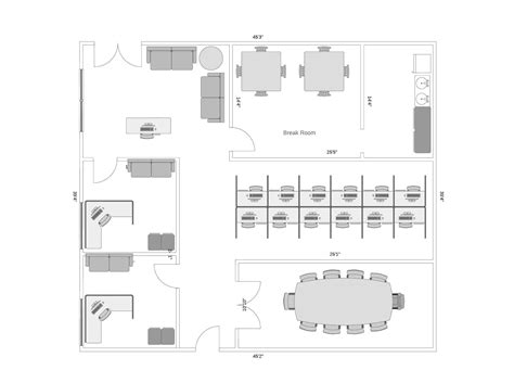 Floor Plan Software Lucidchart Office Floor Plan House Floor Plans