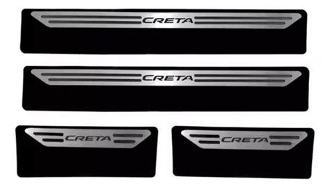 Soleira Baixo Relevo Em A O Inox Hyundai Creta Frete Gr Tis