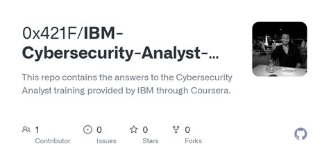 Github 0x421fibm Cybersecurity Analyst Answers This Repo Contains