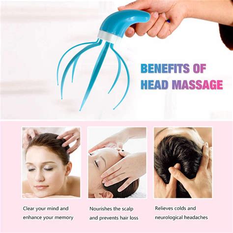 1713 Super Life Refreshing Head Massager Hand Grip Deodap