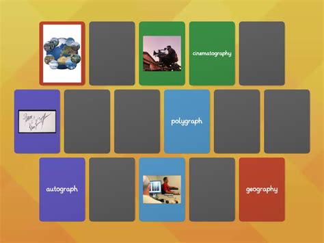 Graph Root Word Year 5 Matching Pairs