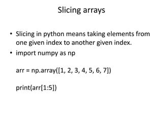 Numpy Pptx