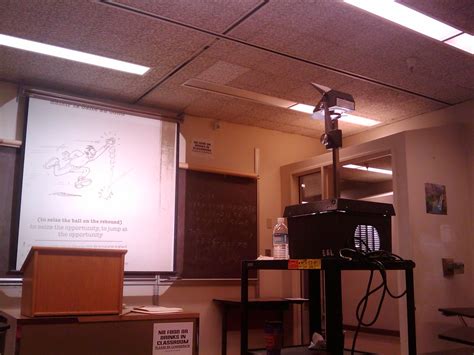 Overhead Projector In Classroom