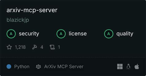 Github Blazickjparxiv Mcp Server A Model Context Protocol Server