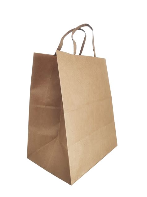 Sacola Kraft Alça G 26 x 18 x 32 cm 100 Unidades Villas