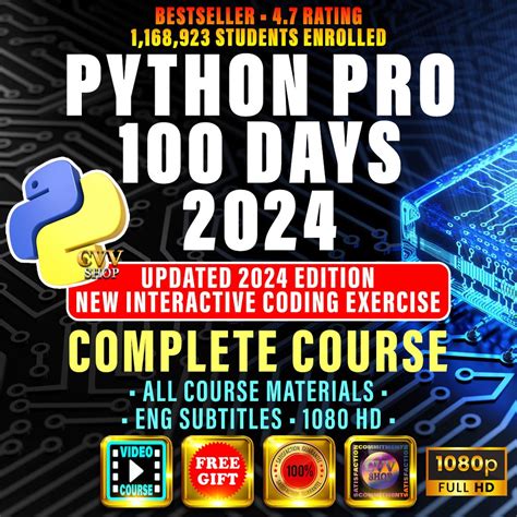 Python Programming Course 100 Days Of Code The Complete Python Pro