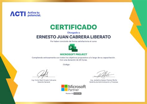 MS Project ACTI