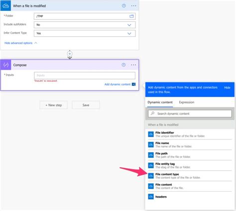 power automate onedrive for business when a file is modified trigger