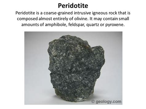 Peridotite Igneous Rock