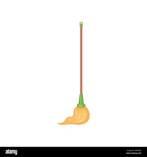 Cartoon Mop Isolated On White Stock Vector Image And Art Alamy