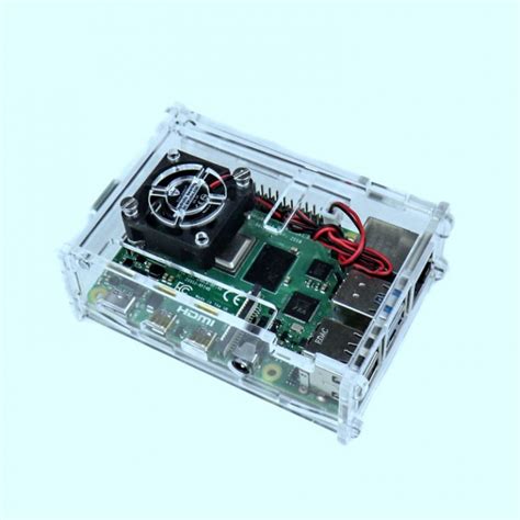 Raspberry PI Acrylic Case With Cooling Fan Slot Buy Online At Low Price In India