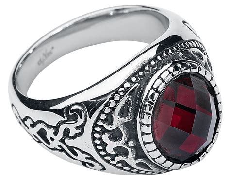 Dark Ruby Etnox Hard And Heavy Ring Emp
