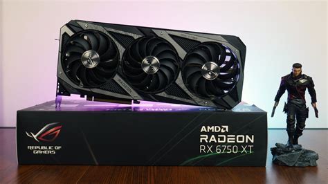 Asus Rog Strix Radeon Rx 6750 Xt Oc Edition 12gb Gddr6 Graphics Card