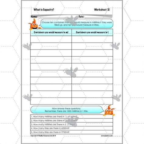 What Is Capacity Ks2 Maths Measurement Planning Year 3 — Planbee