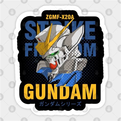Strike Freedom Gundam Gundam Sticker Teepublic