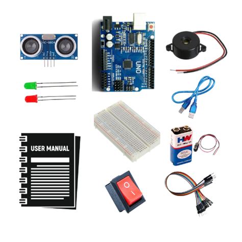 Smart Blind Stick Project Kit With Manual Store
