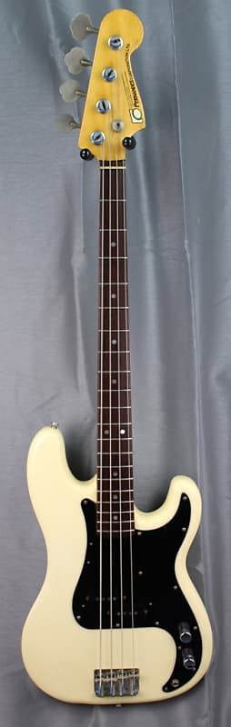 Fernandes Fpb 60 Precision Bass 1978 White Stone Logo Reverb